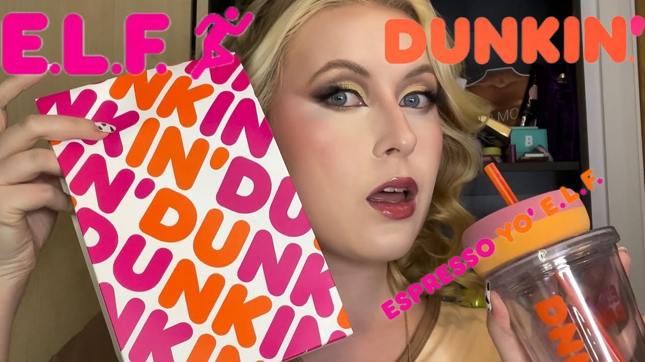 ELF X DUNKIN COLLECTION! FULL FACE - YouTube