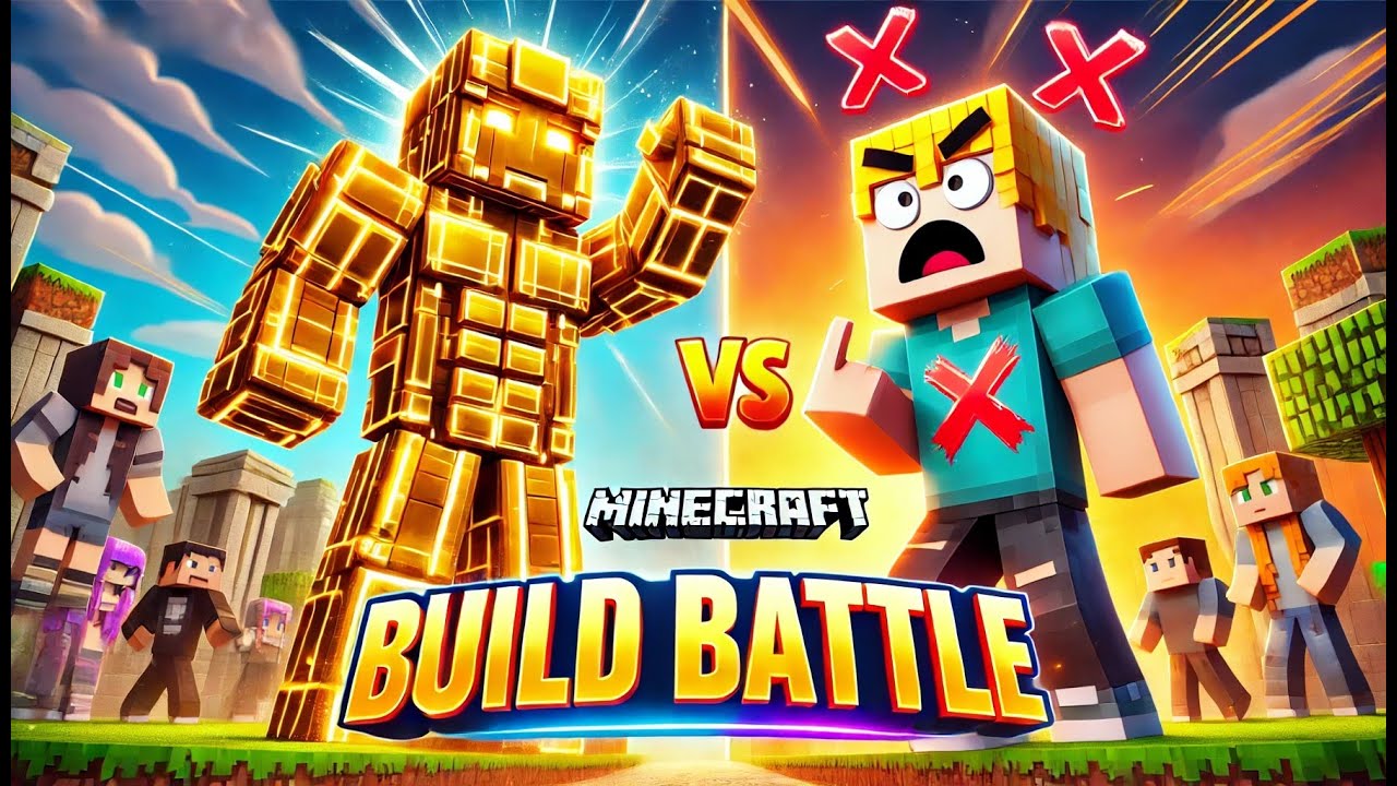 Who Can Build the BEST Creation in Minecraft Build Battle?! - YouTube