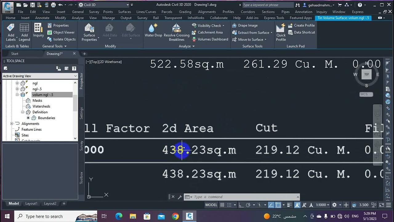 boundaries surface civil 3d - YouTube
