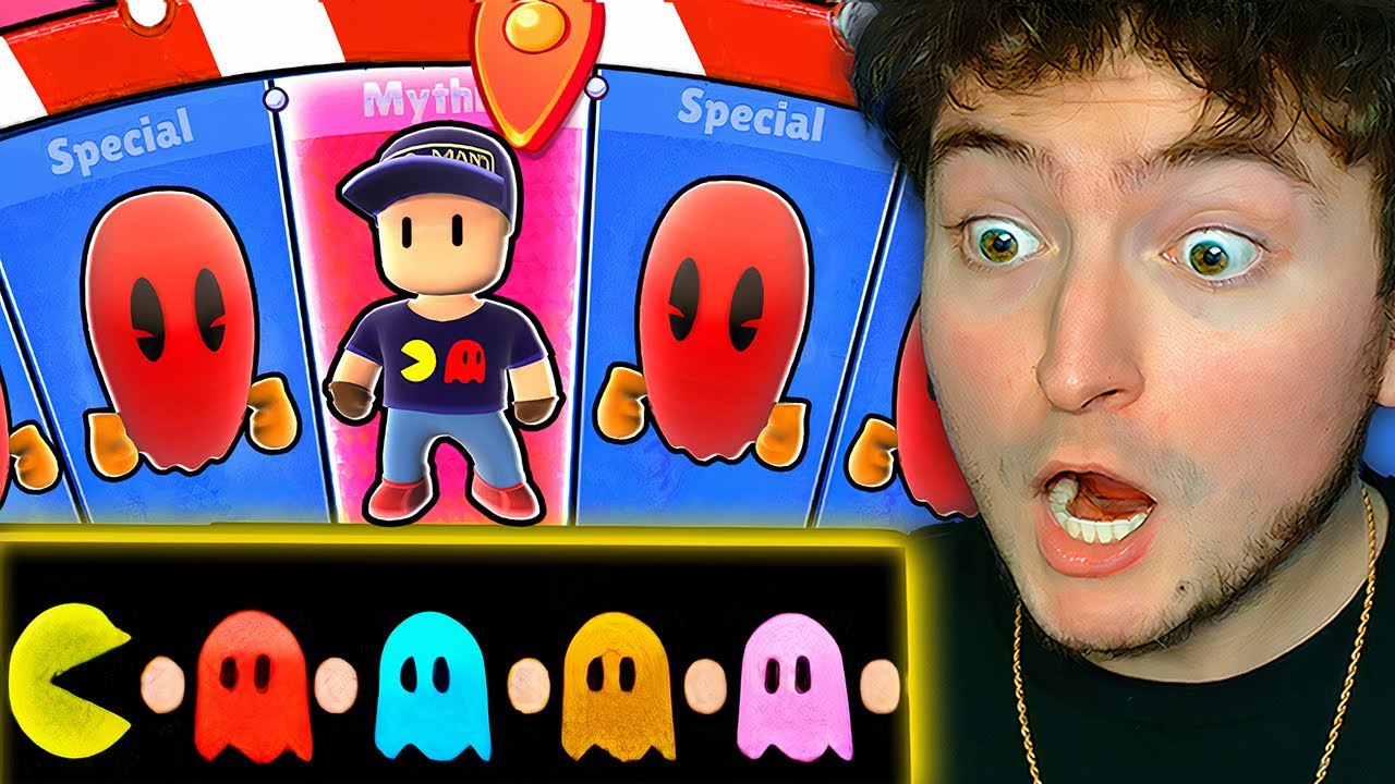 NEW *PAC-MAN* Stumble Guys Spins! - YouTube