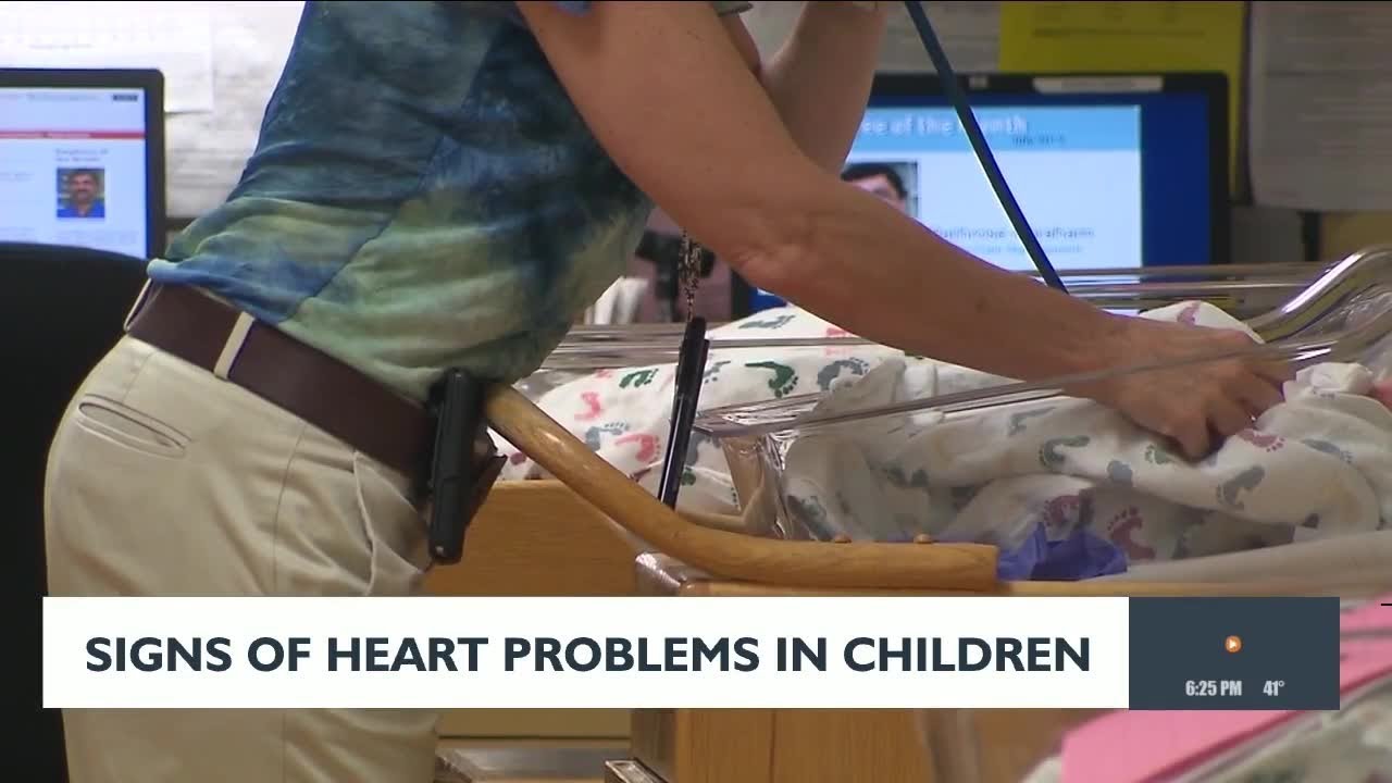 Signs of heart problems in children - YouTube