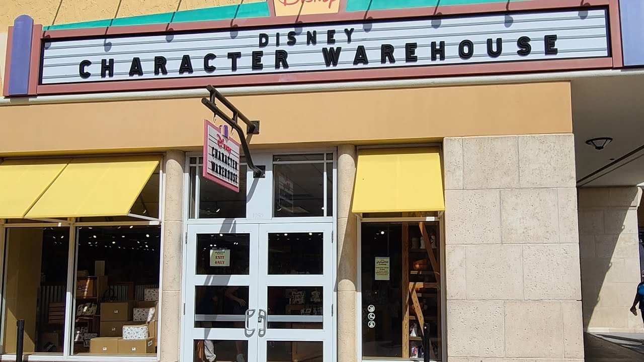 Disney Character Warehouse Walk Through Vineland Premium Outlets ...