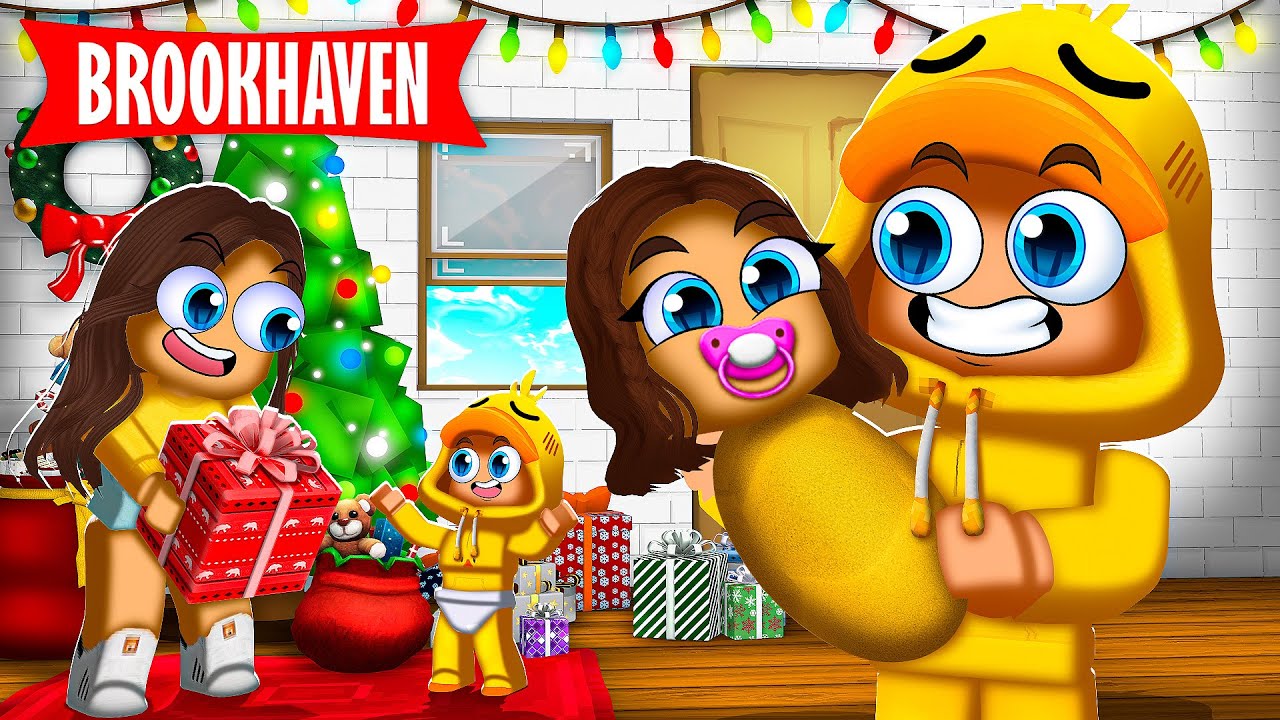 Baby Denise Haar Eerste KERSTMIS! (Roblox) - YouTube