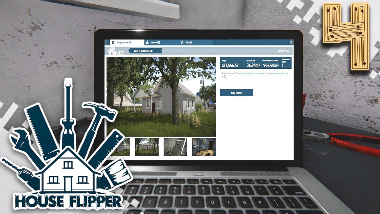 HOUSE FLIPPER - EP04 - Buying The First House! - YouTube