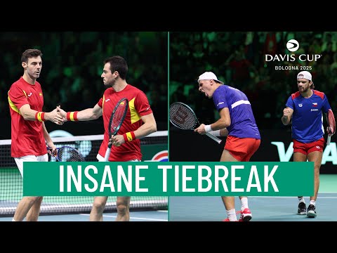 Un tiebreak LEGENDARIO 🤩 | Tiebreak completo | España vs. Chequia | Final 8 de la Copa Davis 2025