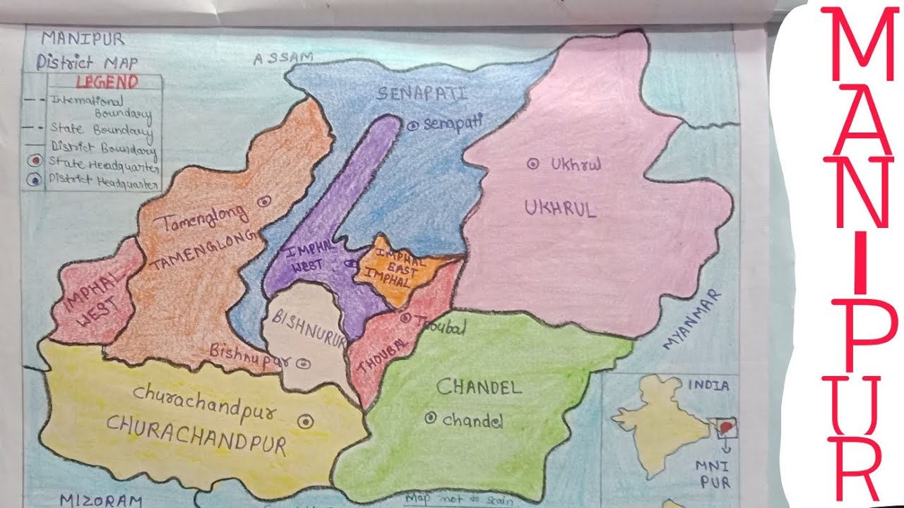 Manipur | Features of Manipur | मणिपुर | Art integrated learning ...