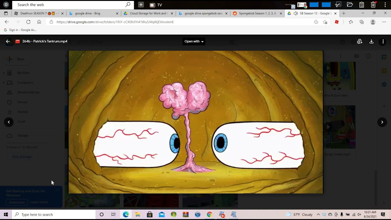 Patrick Tantrum Spongebob - YouTube