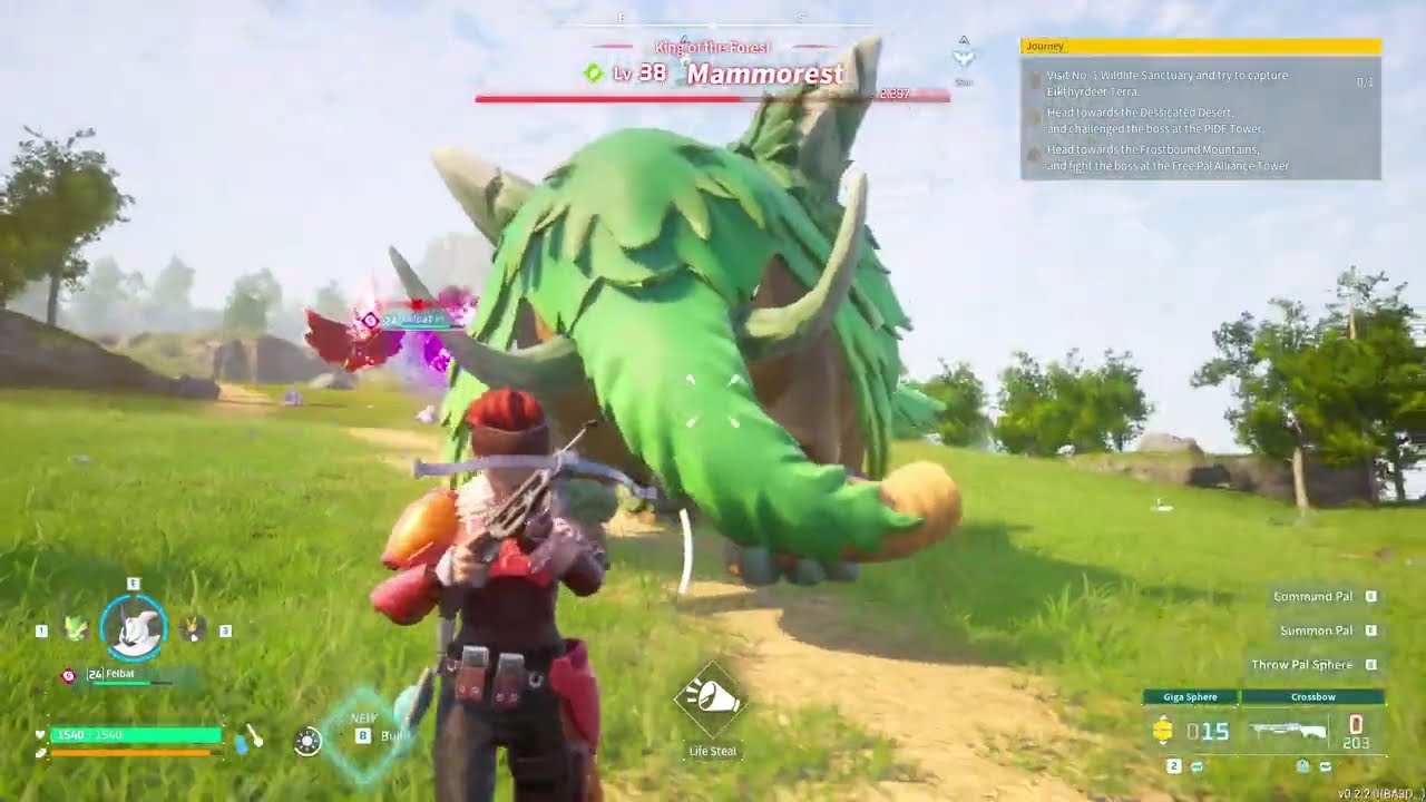 FIGHTING WITH BOSS POKEMON - MAMMOREST | PALWORLD GAMEPLAY - YouTube