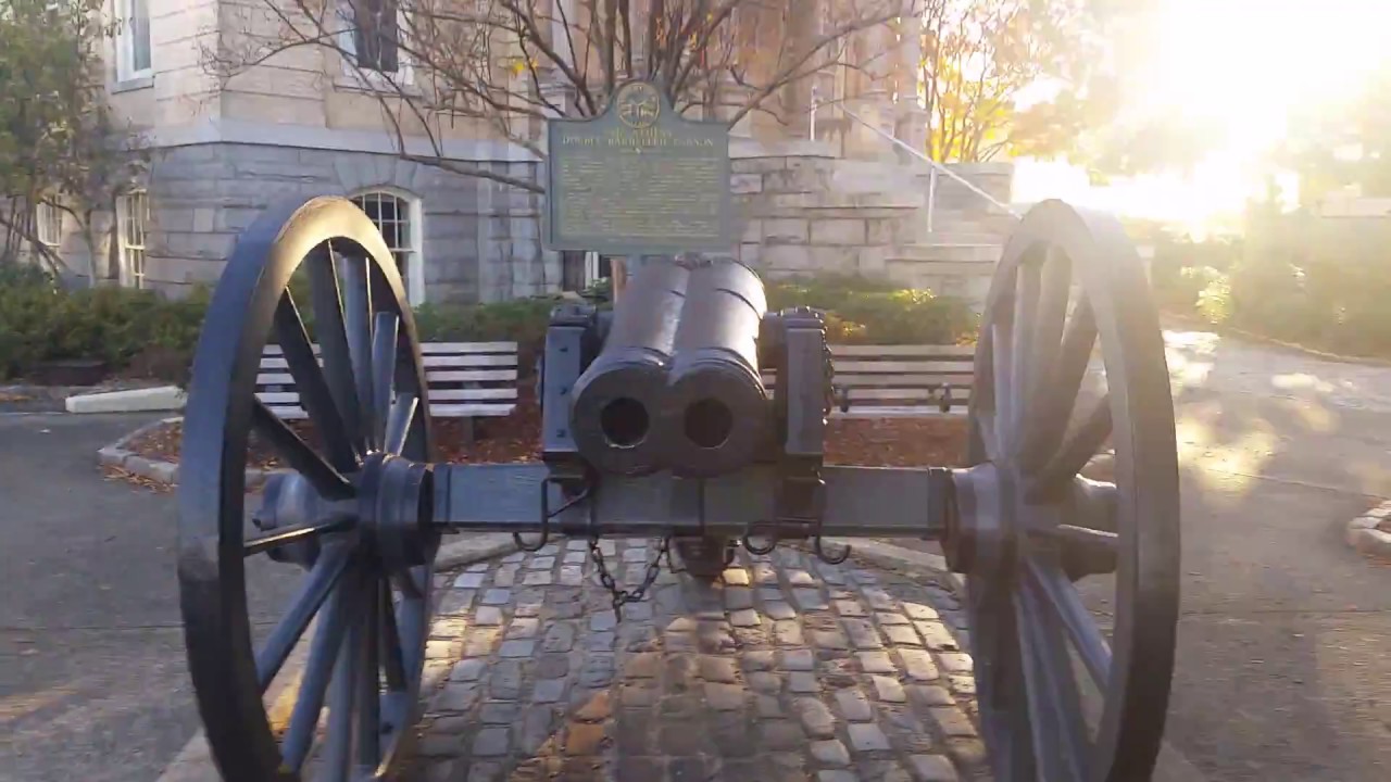 Double Barreled Cannon Athens GA from the Civil War era - YouTube