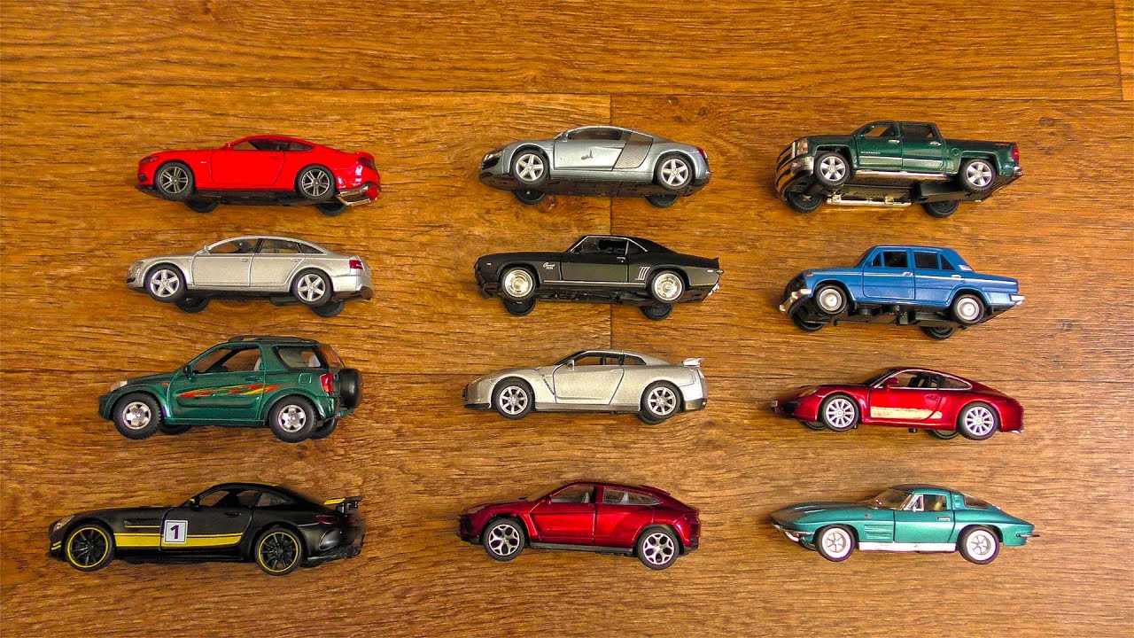 12 Miniature Model Cars in Details - YouTube