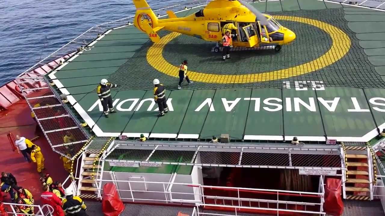 HLV Stanislav Yudin (Offshore crew Change) - YouTube
