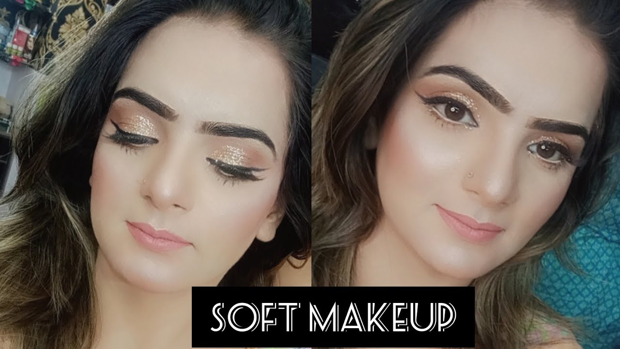 how to do soft makeup|tutorial|with cosmetics - YouTube