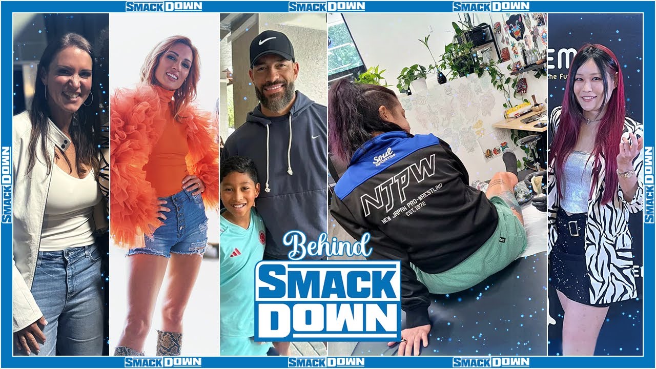 Behind SMACKDOWN | WWE Superstars Behind the Scenes (Bayley, Roman ...