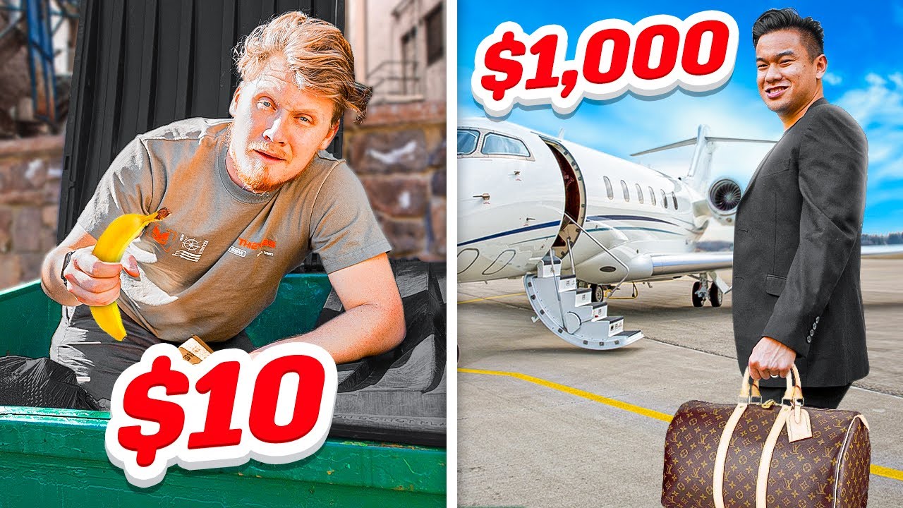 $10 vs $1000 Experience In Los Angeles! - YouTube