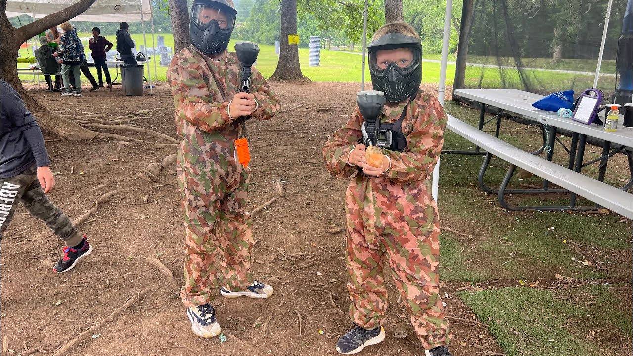 Paintball Fight - YouTube