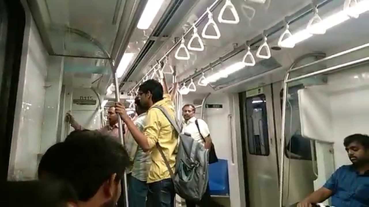 Chennai metro inside - YouTube