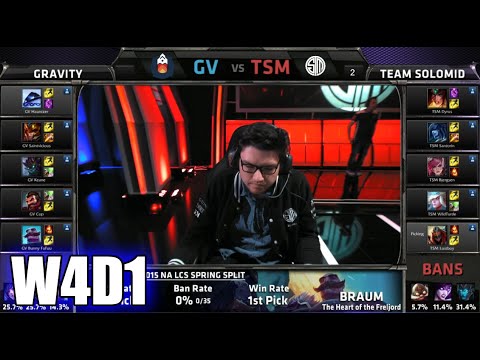 Gravity vs TSM | S5 NA LCS Spring 2015 Week 4 Day 1 | GV vs TSM W4D1G5 VOD 60FPS - YouTube
