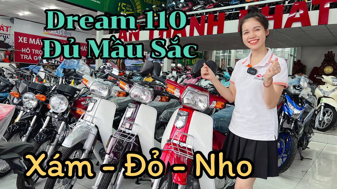 Super Dream 110 | Lốc Máy Honda | Về Đầy Đủ Màu Sắc Tháng 11 - YouTube