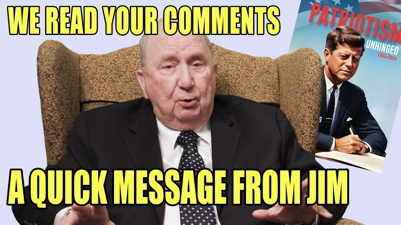 We Read Your Comments... A Quick Message From Jim Manning - YouTube