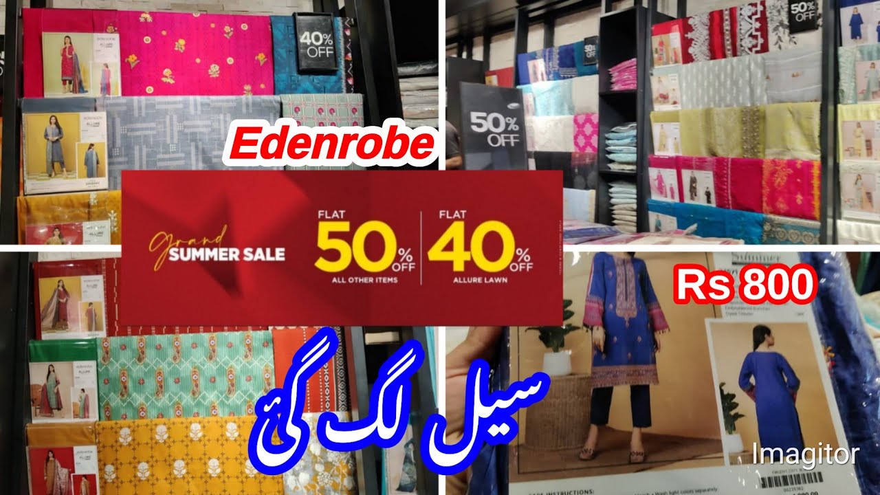 Edenrobe 50% Off Grand Summer Sale | Edenrobe Sale 2023 | Fashion With ...