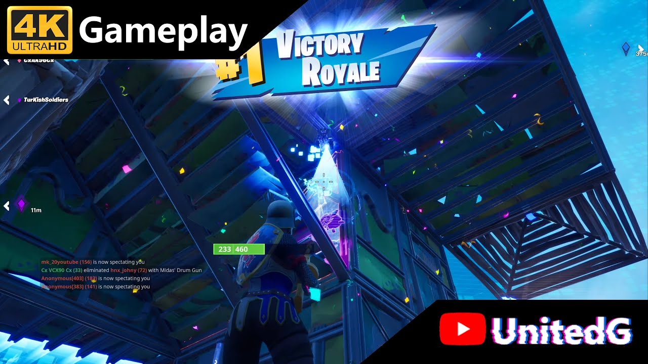 Fortnite - Xbox One X Gameplay 4K - YouTube