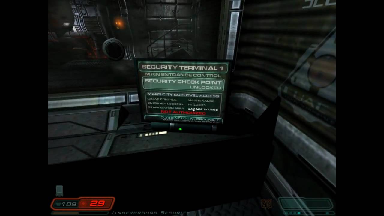 Doom 3 full playthrough (Nightmare, maxed graphics) PART 3 - Imps - YouTube