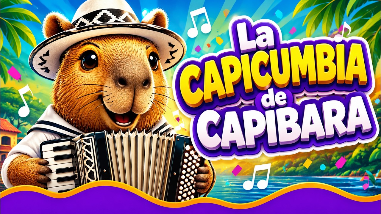 La Capicumbia de Capibara - CANTA BONITO Kids - Canciones Infantiles ...