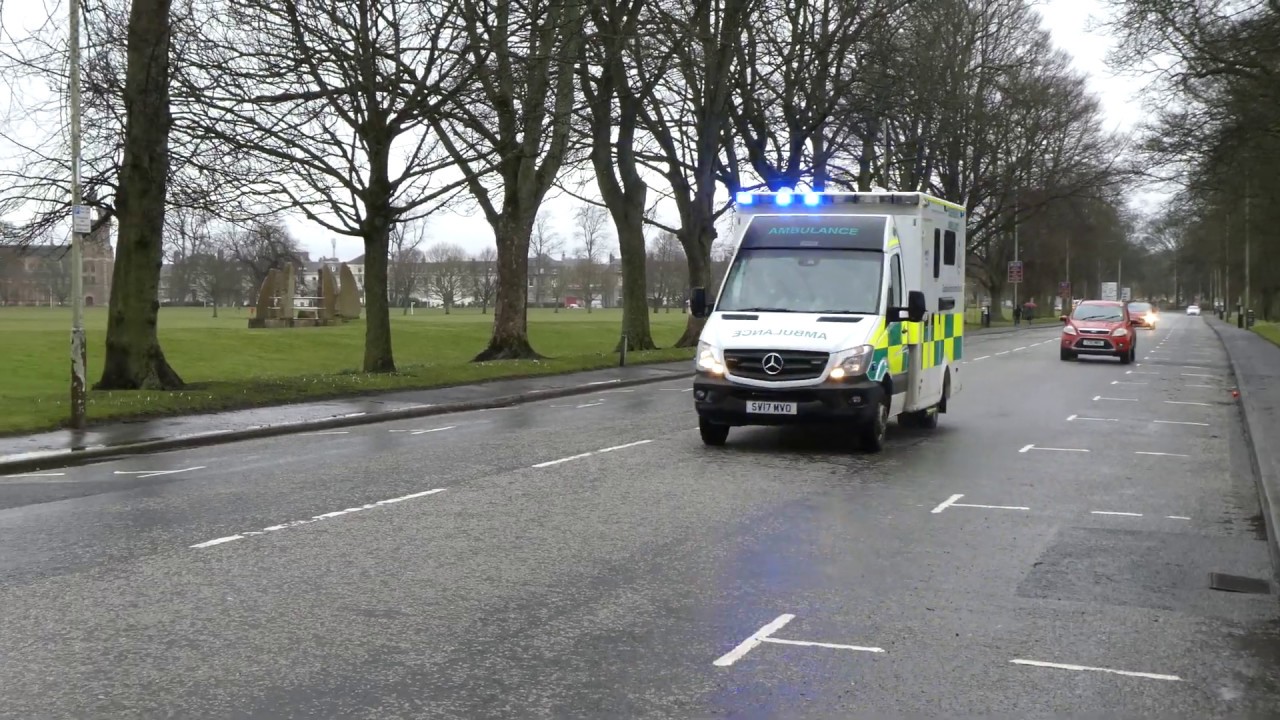 Ambulance Responding To Emergency Perth Perthshire Scotland - YouTube