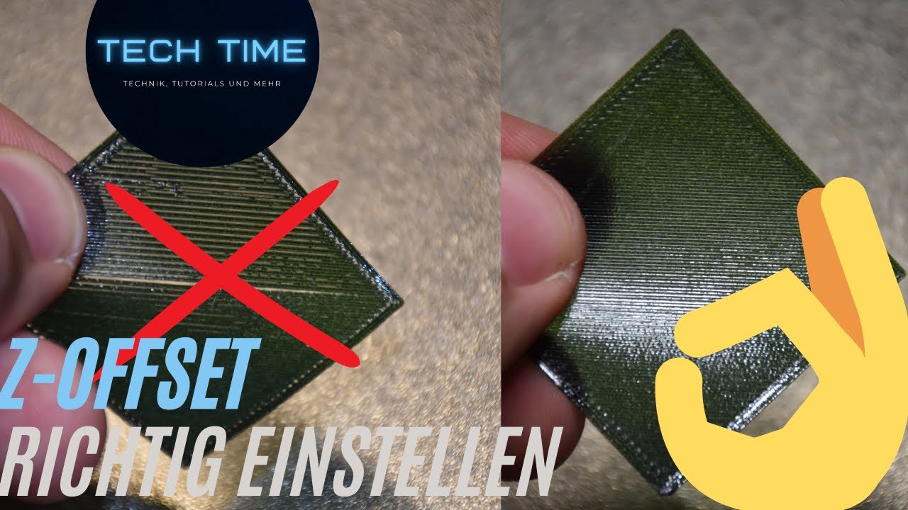 Die perfekte erste Schicht: Tipps für den optimalen Z-Offset - YouTube