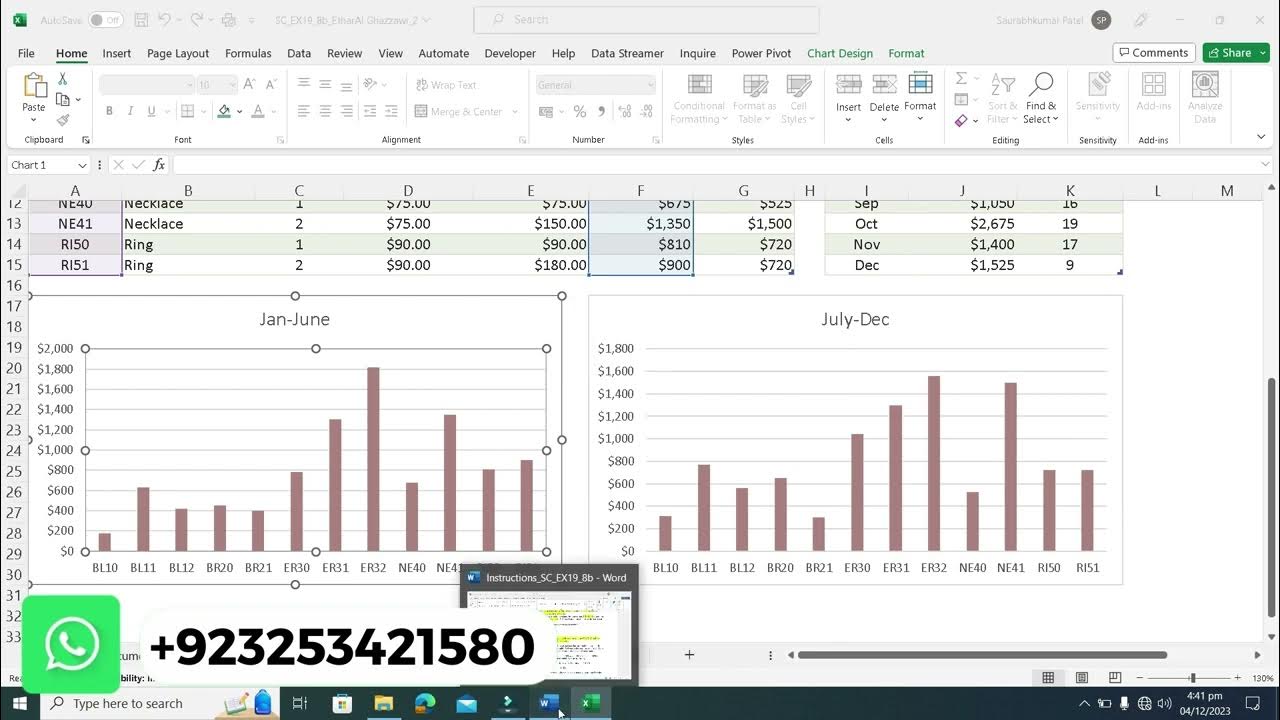Shelly Cashman Excel 2019 | Module 8: SAM Project 1b #Delgado Designs # ...