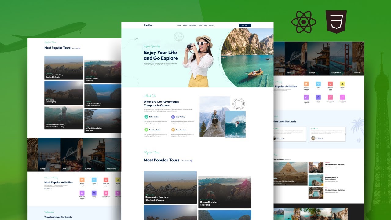 Master React Js By Building The Stunning Project React Js Project For Beginners Youtube