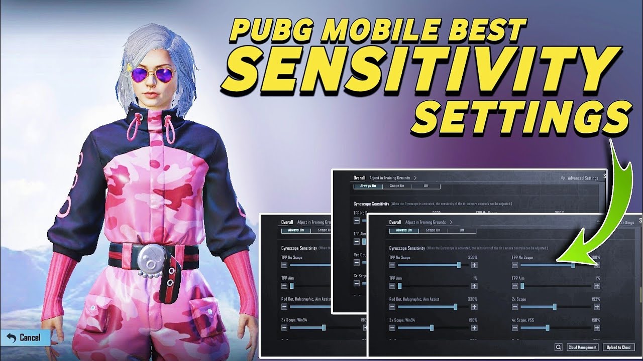 NEW BEST SENSITIVITY SETTINGS FOR PUBG MOBILE | PERFECT SENSITIVITY AND ...