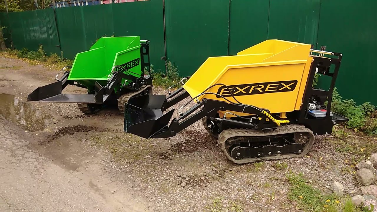 EXREX 1000М дуэтный выезд минидумперов. Ураганим перед сдачей. - YouTube