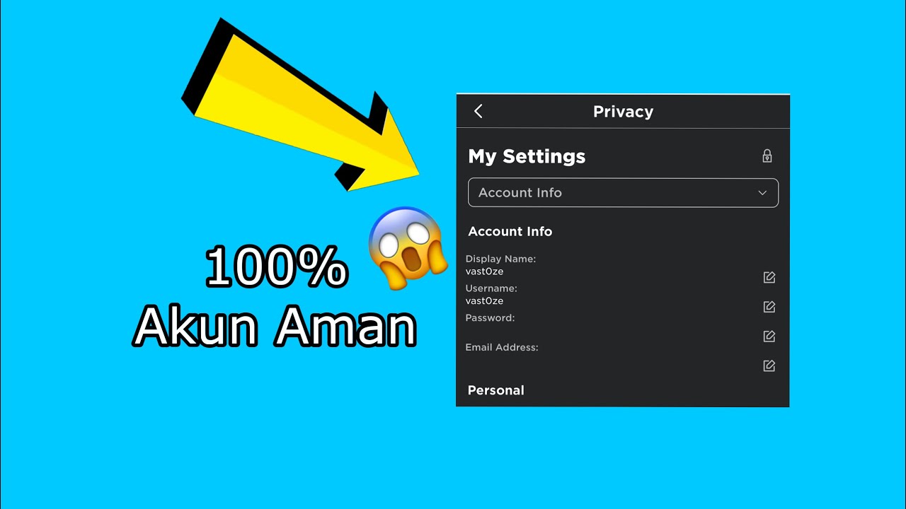 Cara Mengamankan Akun Roblox Hasil Beli - YouTube