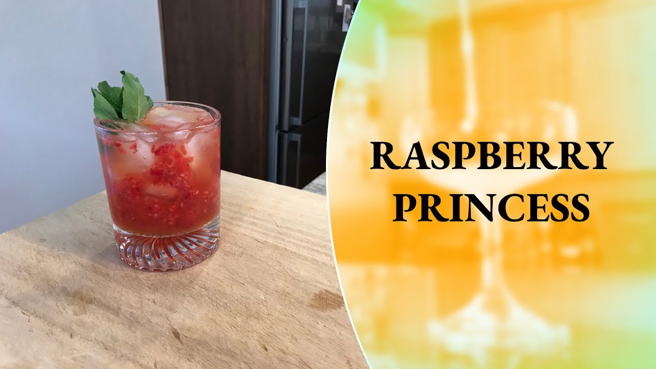 Rum Cocktail: Raspberry Princess - How to Make - Cocktails at Home ...
