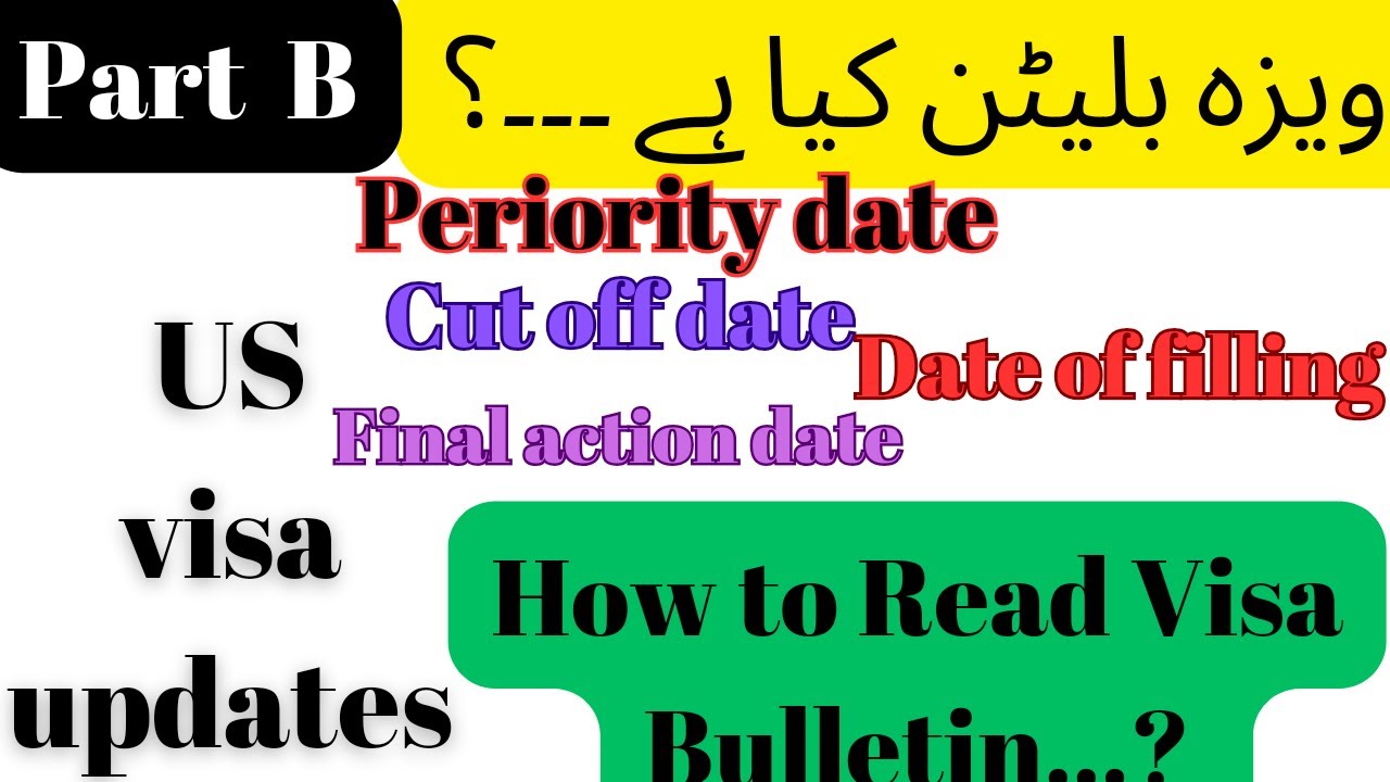 How to Read Visa Bulletin/ part B / us visa updates - YouTube