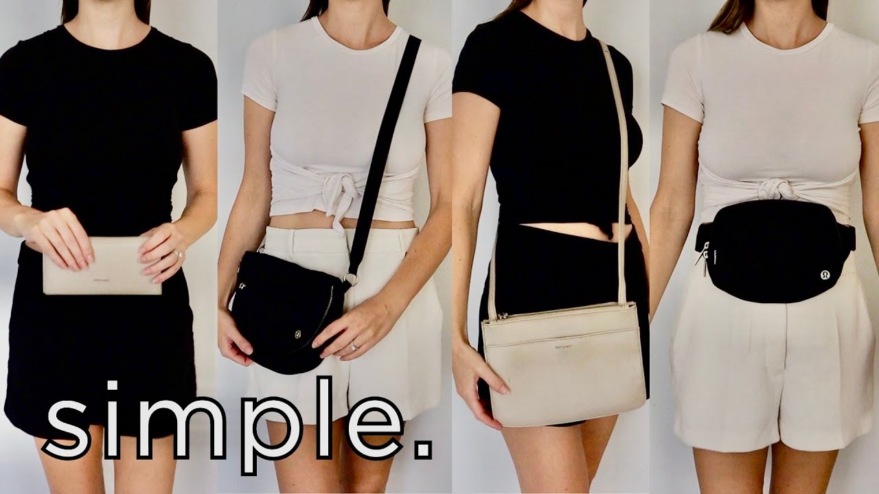 MINIMALIST BAG COLLECTION // 8 Bags + Purses + Wallets (for EVERY ...