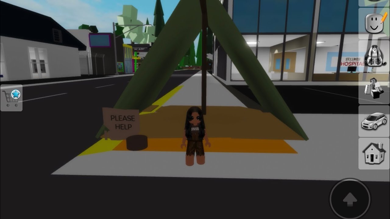 I am homeless again begging for money || ROBLOX - YouTube