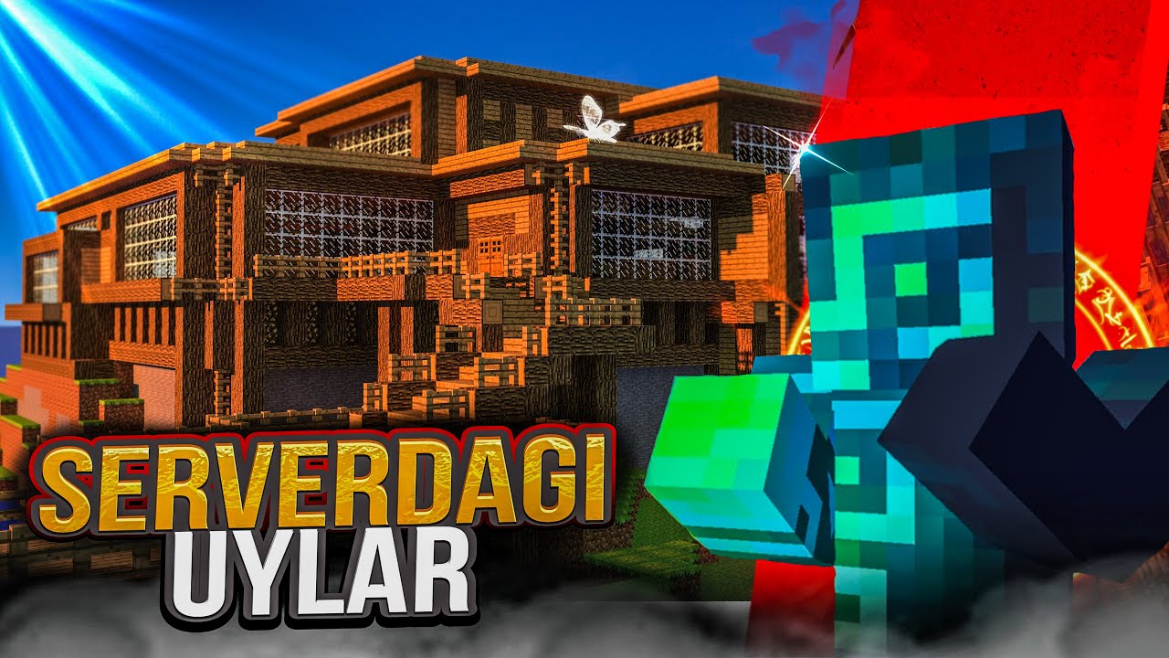 Minecraft serverimdagi uylarni obzori #4 O'zbekcha minecraft #kayzo ...