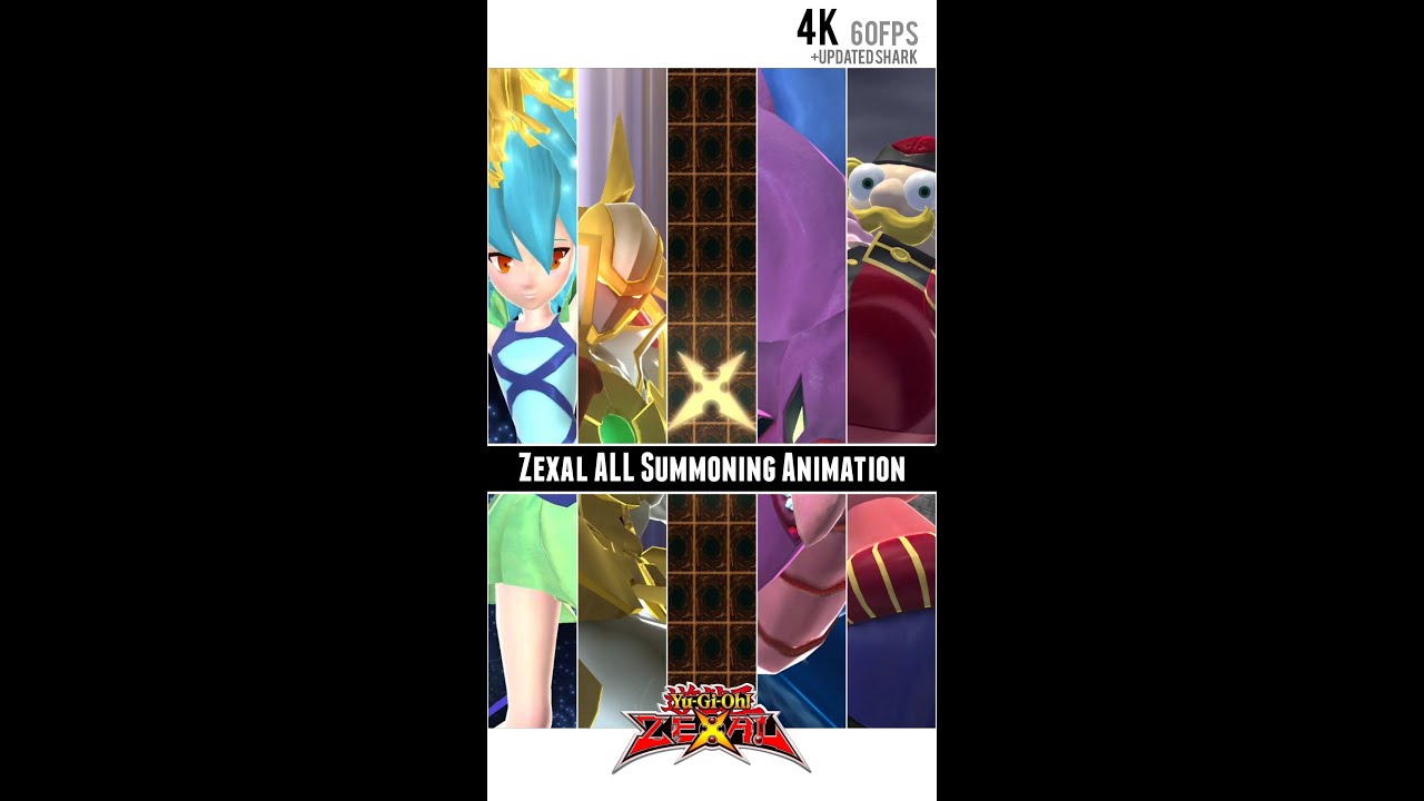 Yugioh Duel Links - ALL Zexal Summoning Animation in 4K 60 fps without ...