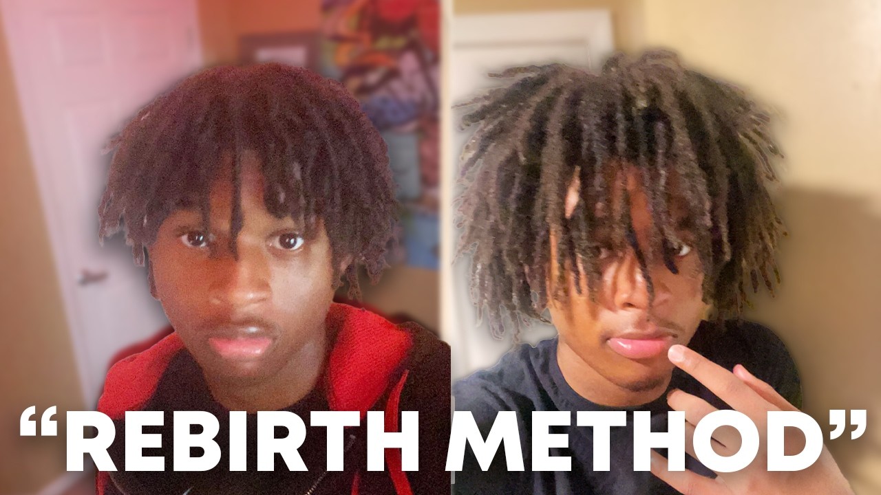 turning afro/locs into freeform dreads “rebirth method” - YouTube