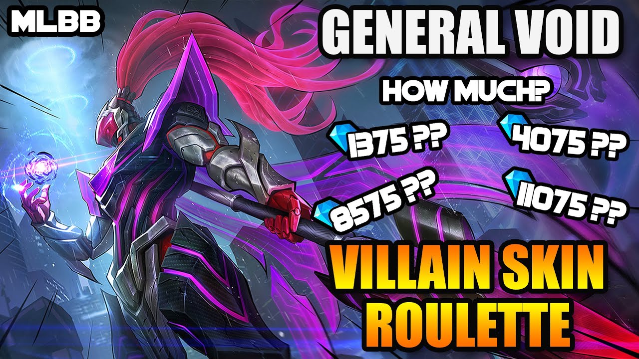 HOW MUCH IS ALPHA'S VILLAIN SKIN? GENERAL VOID - HEROES ROULETTE EVENT ...
