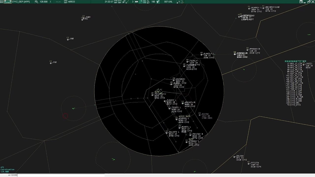 Cross The Pond Westbound 2023 - CYYZ Arrival / Departure Radar - YouTube