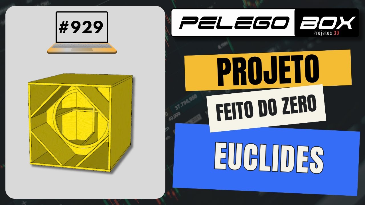 #929 CAIXA EUCLIDES 1 X 18" JBL VULCANO ULTIMATE 18SWV3.8 PROJETO ...