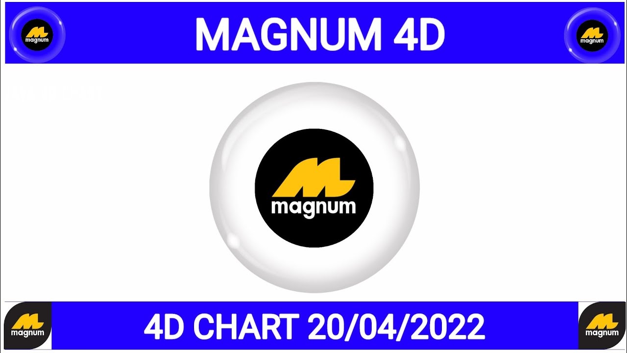 MAGNUM 4D CHART 20/04/2022 - YouTube