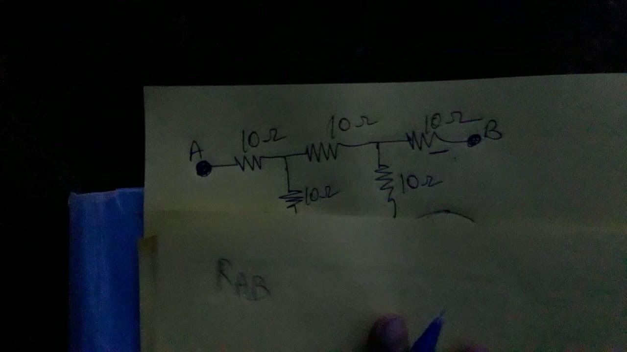 Resistance problem mixed circuit SOLUTION - YouTube