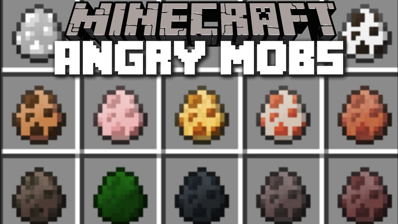 Minecraft ANGRY ZOMBIE MOD / FIGHT AND SURVIVE THE EVIL ZOMBIES ...