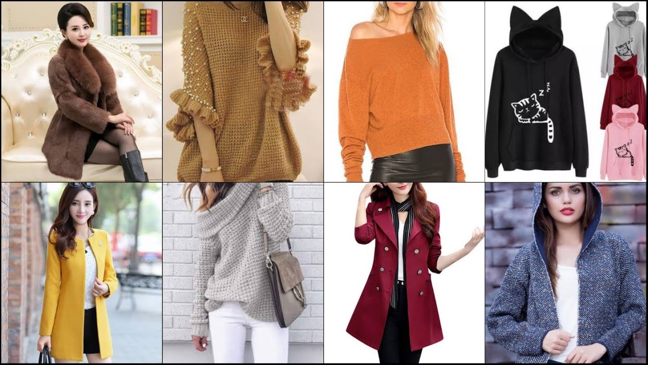 New Stylish & Beautiful Winter Sweaters For Girls||Trendy Sweater ...