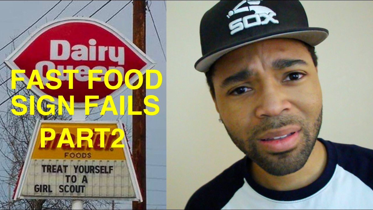 Fast Food Sign Fails [Part 2] - YouTube