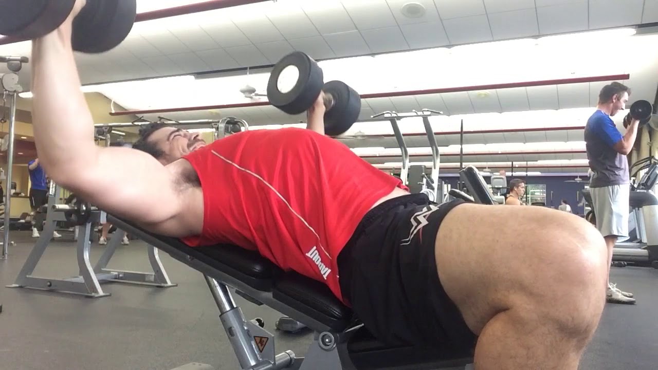 Incline Dumbbell Flyes with 70's - YouTube